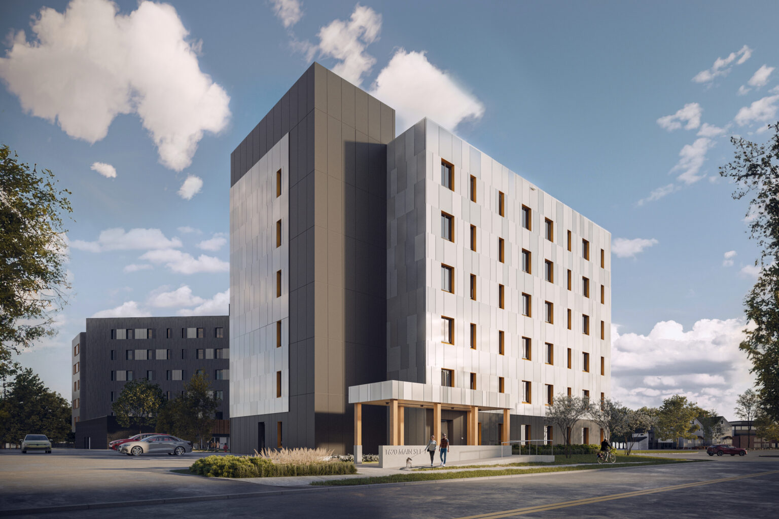 Construction Progress on 1620 Main St. E. for City Housing Hamilton ...